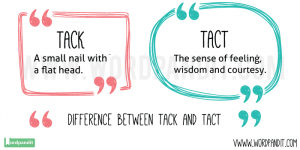 Tack & Tact | CAT @ Wordpandit
